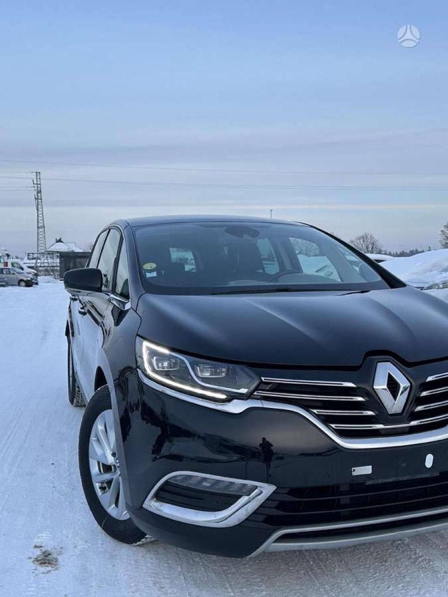 Melns Renault Espace 2016 Tauragė, ar dzinēja tilpumu 1.60 L un nobraukumu 162 tūkst. km par 9700 €, foto 7 vietnē AUTOMOTO.COM.LV