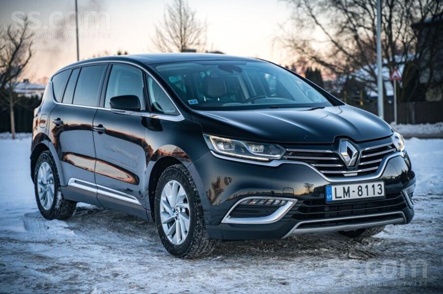Melns Renault Espace 2016 Rīga, ar dzinēja tilpumu 1.60 L un nobraukumu 0 tūkst. km par 8990 €, foto 3 vietnē AUTOMOTO.COM.LV