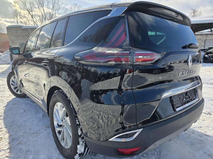 Black Renault Espace 2016 in Telschi, with an engine capacity of 1.60 L and mileage of 237 thousand km for 9900 €, photo 16 on AUTOMOTO.COM.LV