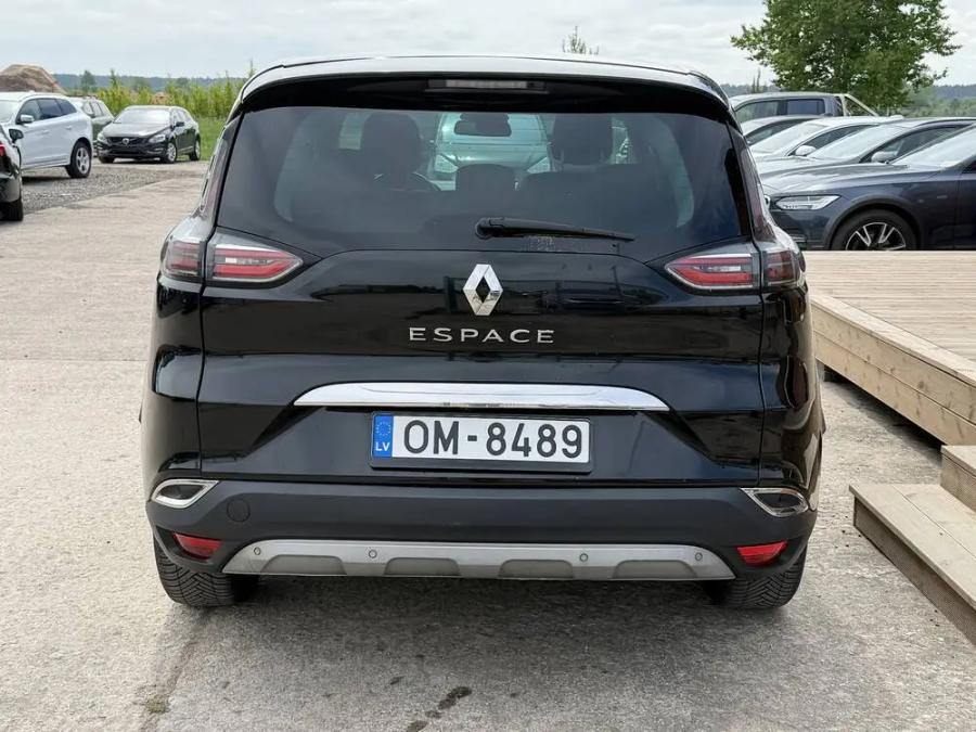 Black Renault Espace 2016 in Riga, with an engine capacity of 1.60 L and mileage of 200 thousand km for 9350 €, photo 6 on AUTOMOTO.COM.LV
