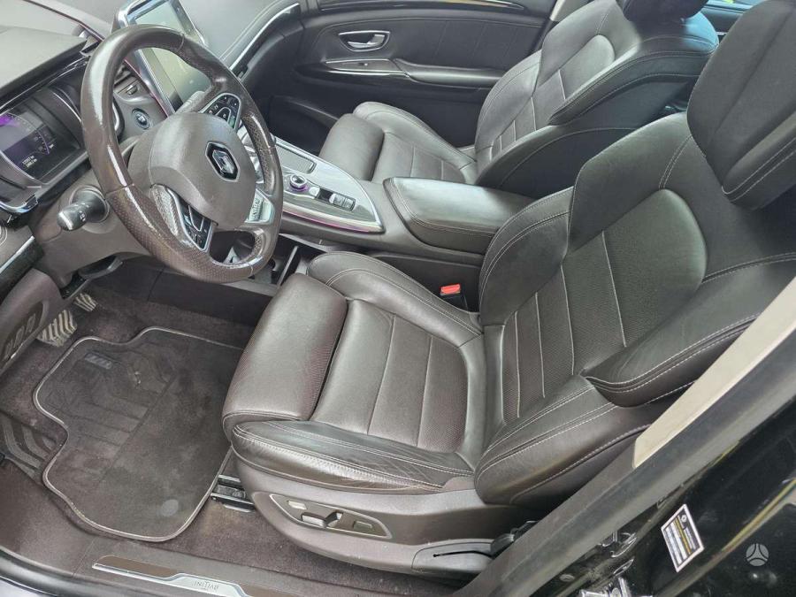 Black Renault Espace 2016 in Kaunas, with an engine capacity of 1.60 L and mileage of 126 thousand km for 7700 €, photo 15 on AUTOMOTO.COM.LV