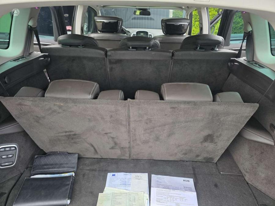 Black Renault Espace 2016 in Kaunas, with an engine capacity of 1.60 L and mileage of 126 thousand km for 7700 €, photo 28 on AUTOMOTO.COM.LV