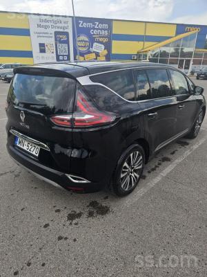 Black Renault Espace 2016 in Valka, with an engine capacity of 1.60 L and mileage of 278 thousand km for 8900 €, photo 4 on AUTOMOTO.COM.LV