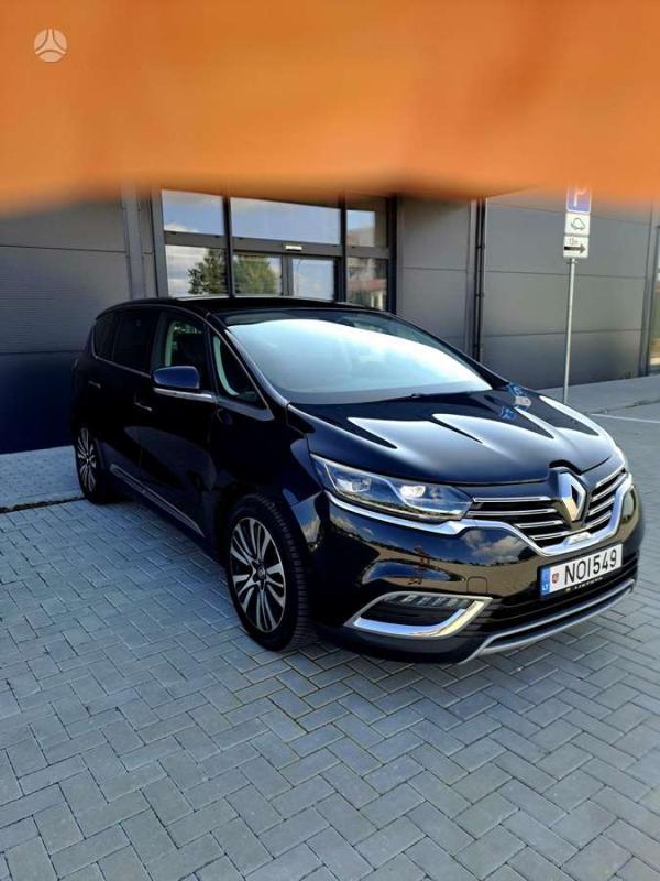 Black Renault Espace 2016 in Mazeikiai, with an engine capacity of 1.60 L and mileage of 252 thousand km for 9600 €, photo 2 on AUTOMOTO.COM.LV