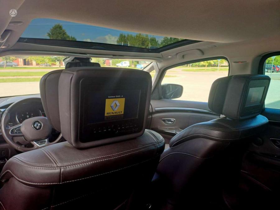 Black Renault Espace 2016 in Mazeikiai, with an engine capacity of 1.60 L and mileage of 252 thousand km for 9600 €, photo 32 on AUTOMOTO.COM.LV