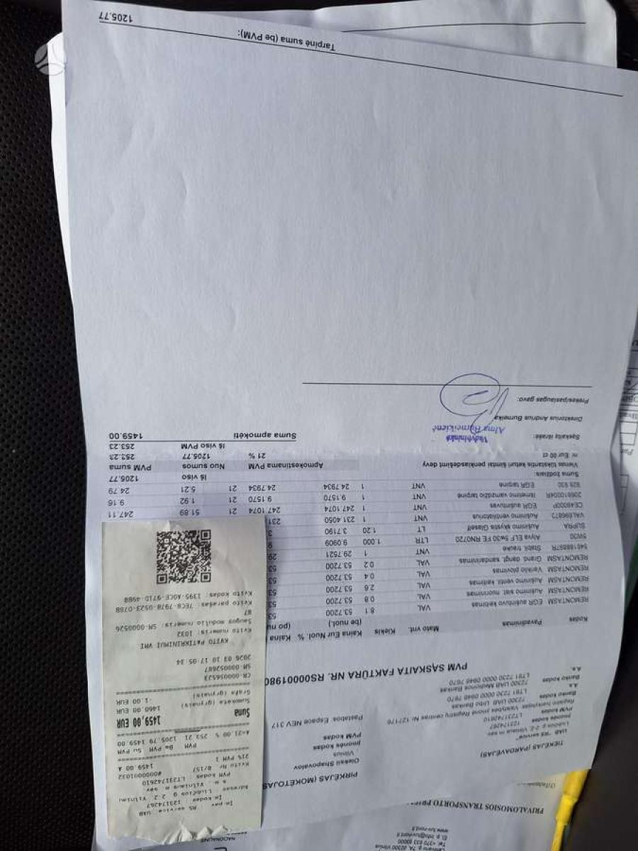 Черный Рено Эспейс 2016 в Вильнюс, объемом двигателя 1.60 л и пробегом 240 тыс. км за 11000 €, фото 17 на AUTOMOTO.COM.LV