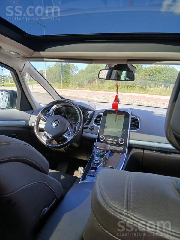 Black Renault Espace 2016 in Liepaja, with an engine capacity of 1.60 L and mileage of 167 thousand km for 10000 €, photo 5 on AUTOMOTO.COM.LV