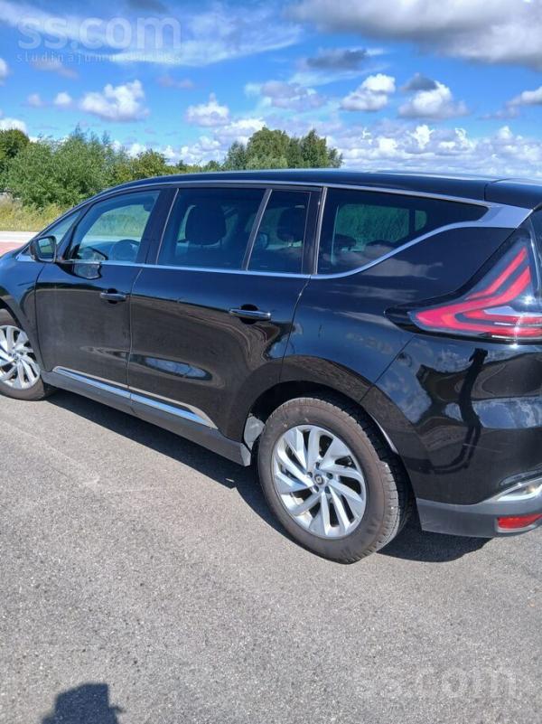 Black Renault Espace 2016 in Liepaja, with an engine capacity of 1.60 L and mileage of 167 thousand km for 10000 €, photo 7 on AUTOMOTO.COM.LV