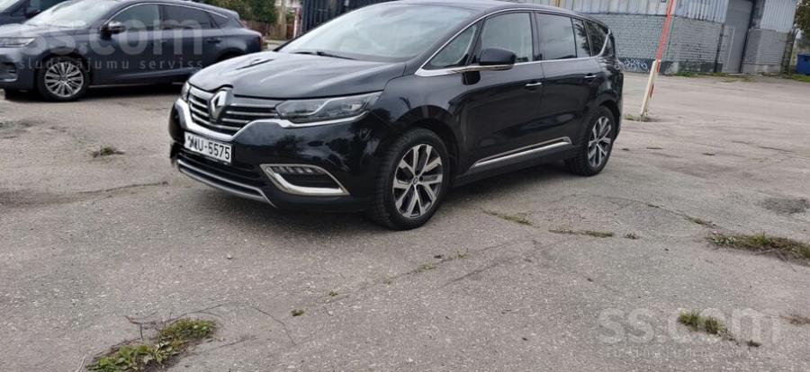 Melns Renault Espace 2016 Rīga, ar dzinēja tilpumu 1.60 L un nobraukumu 178 tūkst. km par 10300 €, foto 1 vietnē AUTOMOTO.COM.LV