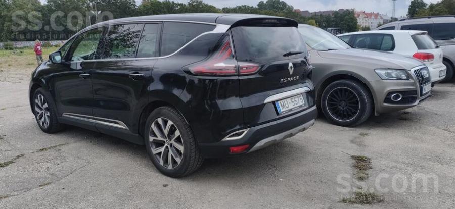 Melns Renault Espace 2016 Rīga, ar dzinēja tilpumu 1.60 L un nobraukumu 178 tūkst. km par 10300 €, foto 3 vietnē AUTOMOTO.COM.LV