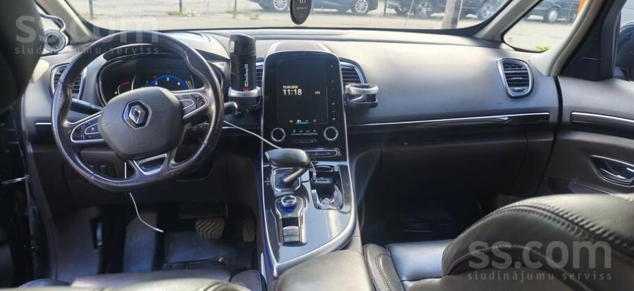 Melns Renault Espace 2016 Rīga, ar dzinēja tilpumu 1.60 L un nobraukumu 178 tūkst. km par 10300 €, foto 6 vietnē AUTOMOTO.COM.LV