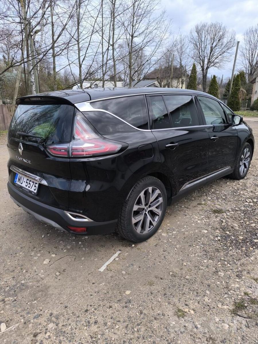 Black Renault Espace 2016 in Riga, with an engine capacity of 1.60 L and mileage of 178 thousand km for 10500 €, photo 4 on AUTOMOTO.COM.LV