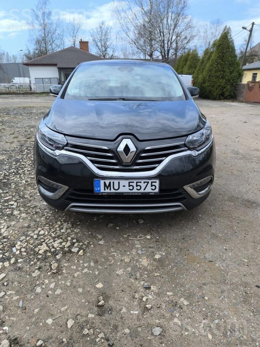 Black Renault Espace 2016 in Riga, with an engine capacity of 1.60 L and mileage of 178 thousand km for 10500 €, photo 6 on AUTOMOTO.COM.LV