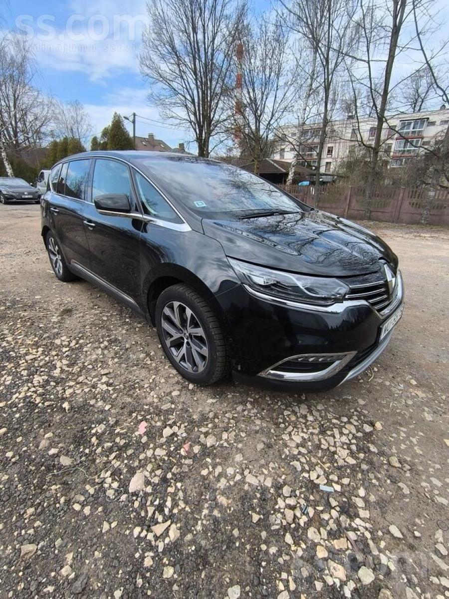 Black Renault Espace 2016 in Riga, with an engine capacity of 1.60 L and mileage of 178 thousand km for 10500 €, photo 7 on AUTOMOTO.COM.LV