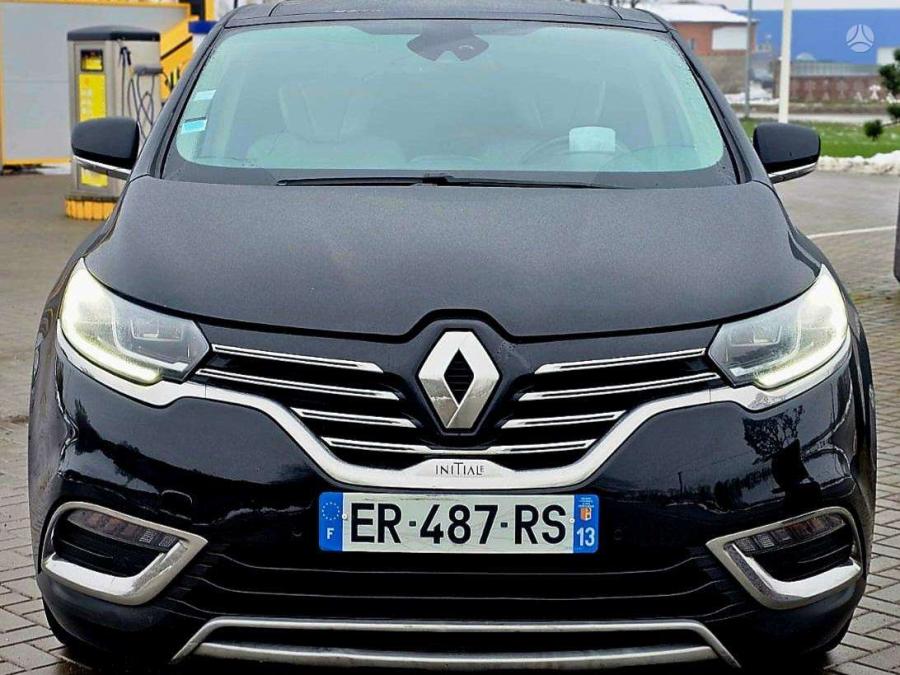 Melns Renault Espace 2017 Tauragė, ar dzinēja tilpumu 1.60 L un nobraukumu 210 tūkst. km par 9400 €, foto 2 vietnē AUTOMOTO.COM.LV
