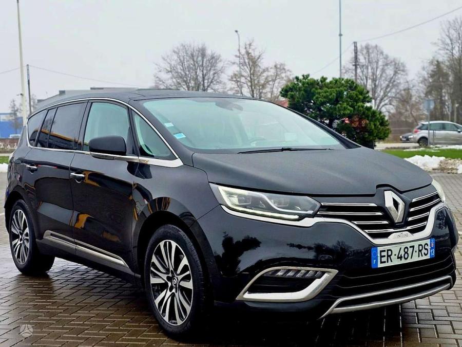 Melns Renault Espace 2017 Tauragė, ar dzinēja tilpumu 1.60 L un nobraukumu 210 tūkst. km par 9400 €, foto 3 vietnē AUTOMOTO.COM.LV