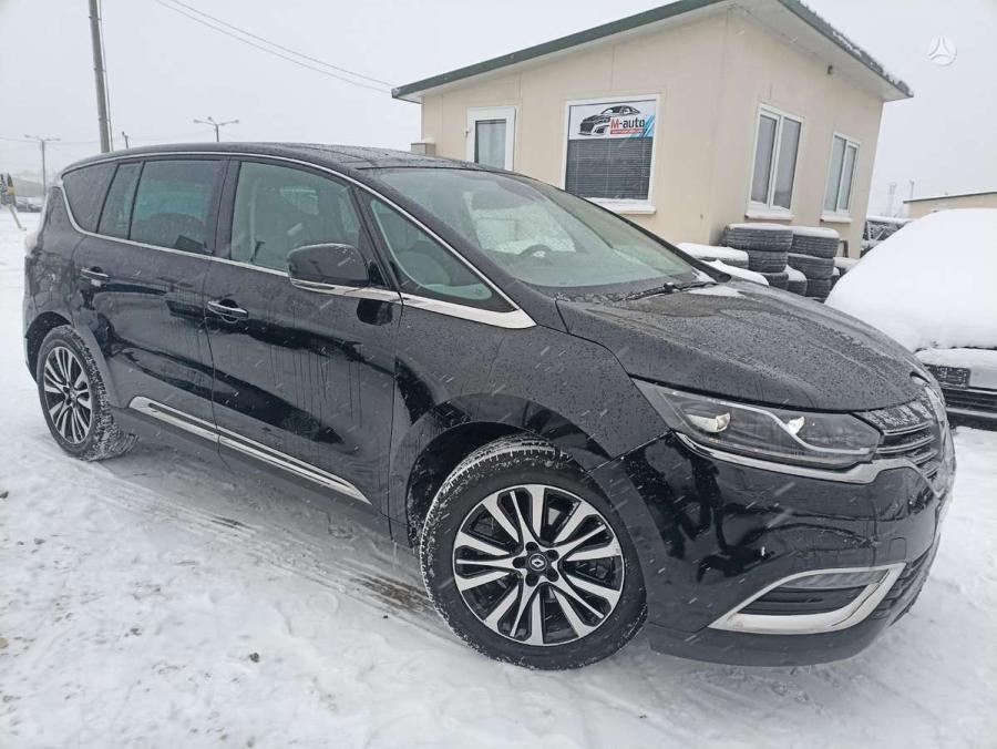 Melns Renault Espace 2017 Viļņa, ar dzinēja tilpumu 1.60 L un nobraukumu 165 tūkst. km par 12850 €, foto 1 vietnē AUTOMOTO.COM.LV