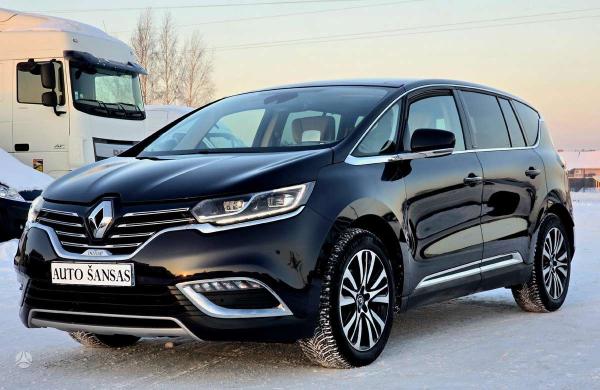 Black Renault Espace 2017 in Taurage, with an engine capacity of 1.60 L and mileage of 192 thousand km for 9450 €, photo 3 on AUTOMOTO.COM.LV