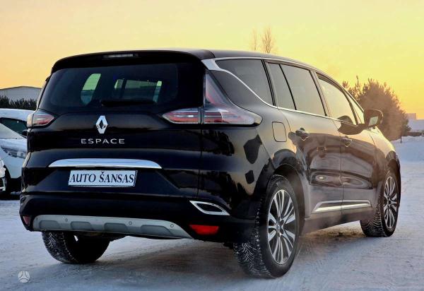 Black Renault Espace 2017 in Taurage, with an engine capacity of 1.60 L and mileage of 192 thousand km for 9450 €, photo 8 on AUTOMOTO.COM.LV