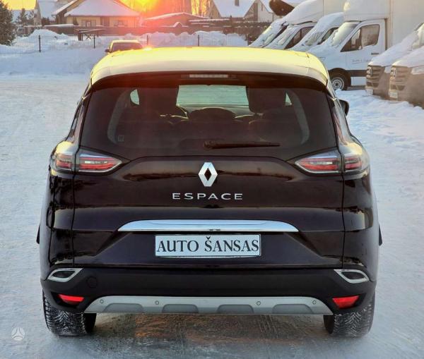 Black Renault Espace 2017 in Taurage, with an engine capacity of 1.60 L and mileage of 192 thousand km for 9450 €, photo 10 on AUTOMOTO.COM.LV