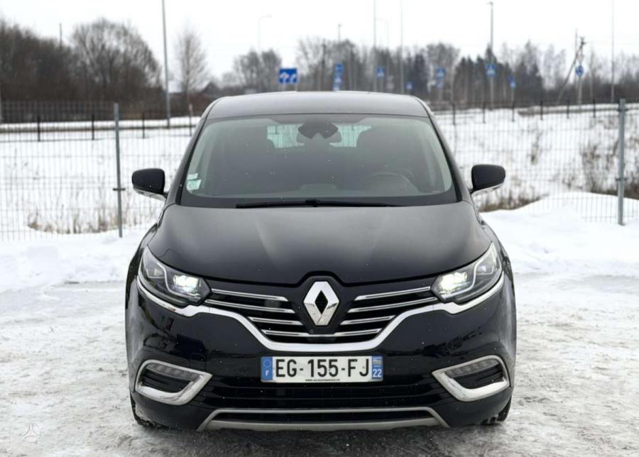 Melns Renault Espace 2017 Tauragė, ar dzinēja tilpumu 1.60 L un nobraukumu 233 tūkst. km par 8200 €, foto 3 vietnē AUTOMOTO.COM.LV
