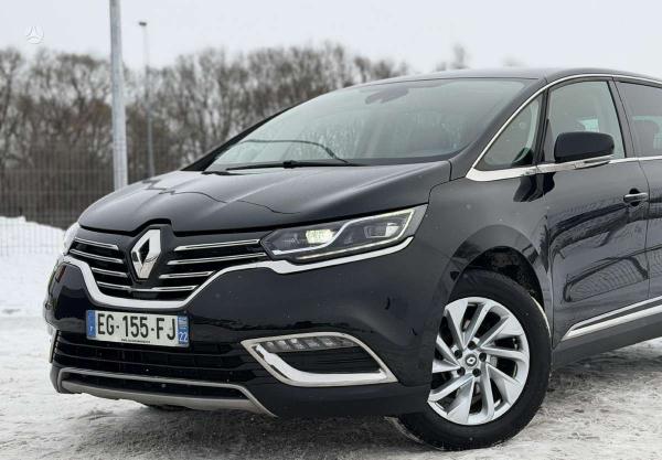 Melns Renault Espace 2017 Tauragė, ar dzinēja tilpumu 1.60 L un nobraukumu 233 tūkst. km par 8200 €, foto 6 vietnē AUTOMOTO.COM.LV
