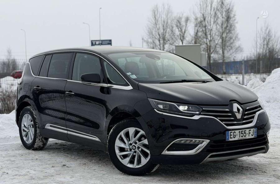 Melns Renault Espace 2017 Tauragė, ar dzinēja tilpumu 1.60 L un nobraukumu 233 tūkst. km par 8200 €, foto 7 vietnē AUTOMOTO.COM.LV