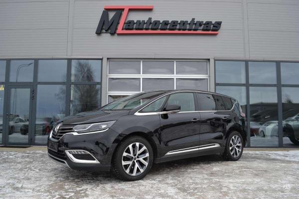 Black Renault Espace 2017 in Vilnius, with an engine capacity of 1.60 L and mileage of 238 thousand km for 10500 €, photo 1 on AUTOMOTO.COM.LV