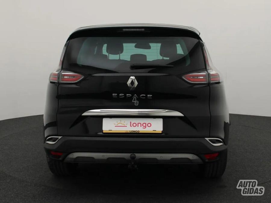 Black Renault Espace 2017 in Vilnius, with an engine capacity of 1.60 L and mileage of 217 thousand km for 12199 €, photo 6 on AUTOMOTO.COM.LV
