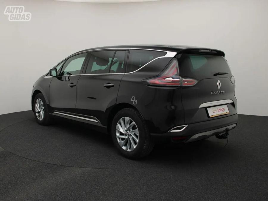 Black Renault Espace 2017 in Vilnius, with an engine capacity of 1.60 L and mileage of 217 thousand km for 12199 €, photo 8 on AUTOMOTO.COM.LV