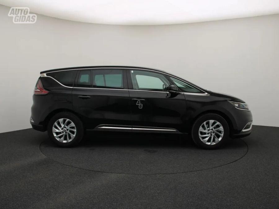 Black Renault Espace 2017 in Vilnius, with an engine capacity of 1.60 L and mileage of 217 thousand km for 12199 €, photo 10 on AUTOMOTO.COM.LV
