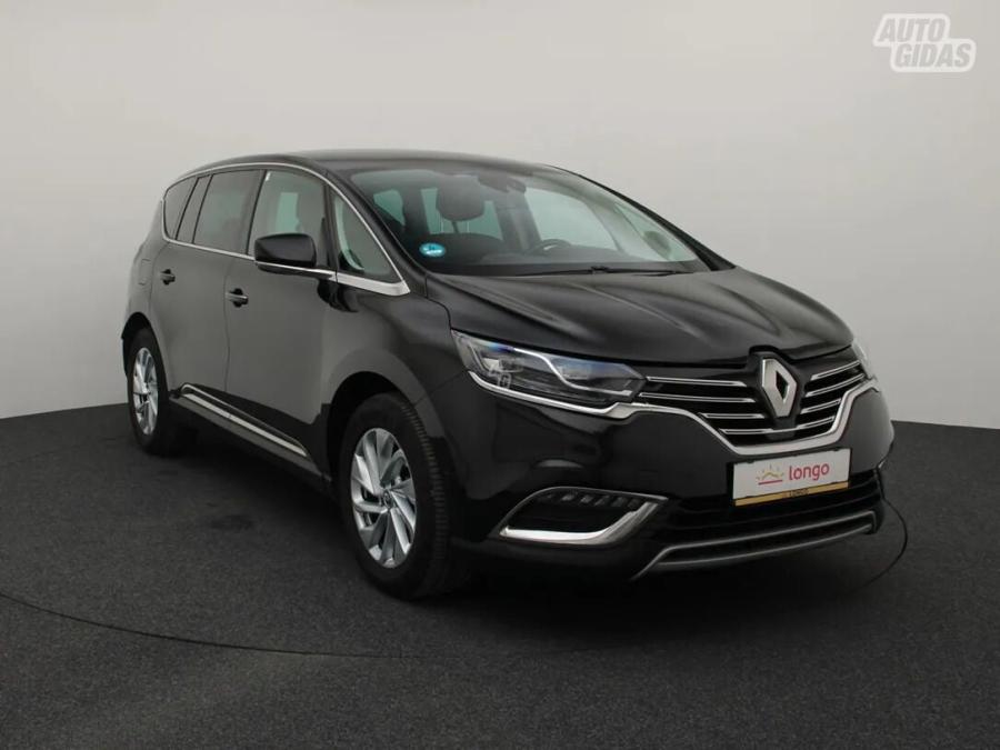 Black Renault Espace 2017 in Vilnius, with an engine capacity of 1.60 L and mileage of 217 thousand km for 12199 €, photo 11 on AUTOMOTO.COM.LV