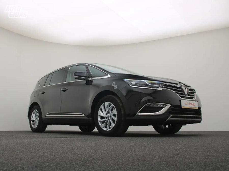 Black Renault Espace 2017 in Vilnius, with an engine capacity of 1.60 L and mileage of 217 thousand km for 12199 €, photo 12 on AUTOMOTO.COM.LV