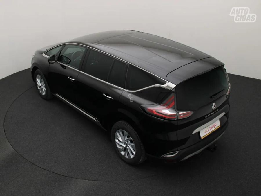Black Renault Espace 2017 in Vilnius, with an engine capacity of 1.60 L and mileage of 217 thousand km for 12199 €, photo 13 on AUTOMOTO.COM.LV