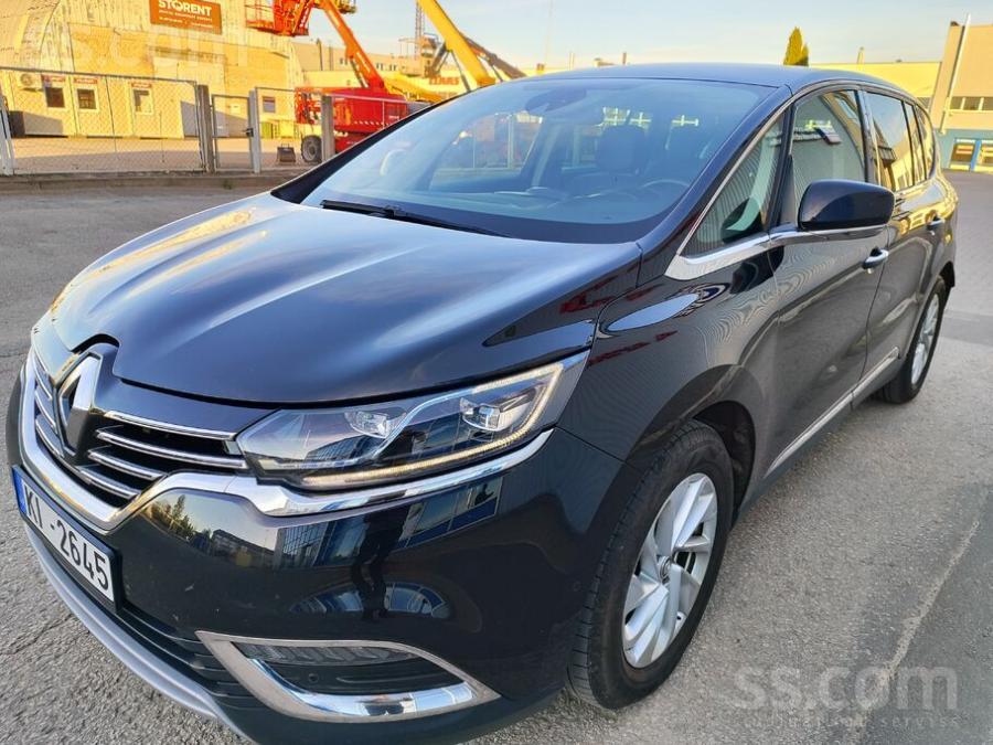 Черный Рено Эспейс 2017 в Валмиера, объемом двигателя 1.60 л и пробегом 0 тыс. км за 10500 €, фото 4 на AUTOMOTO.COM.LV