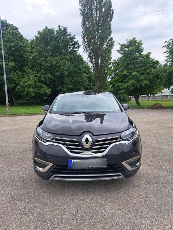 Black Renault Espace 2017 in Klaipeda, with an engine capacity of 1.60 L and mileage of 225 thousand km for 8900 €, photo 1 on AUTOMOTO.COM.LV