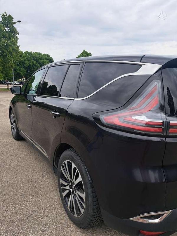 Black Renault Espace 2017 in Klaipeda, with an engine capacity of 1.60 L and mileage of 225 thousand km for 8900 €, photo 7 on AUTOMOTO.COM.LV