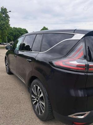 Black Renault Espace 2017 in Klaipeda, with an engine capacity of 1.60 L and mileage of 225 thousand km for 8900 €, photo 8 on AUTOMOTO.COM.LV