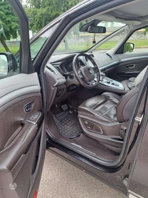 Black Renault Espace 2017 in Klaipeda, with an engine capacity of 1.60 L and mileage of 225 thousand km for 8900 €, photo 10 on AUTOMOTO.COM.LV