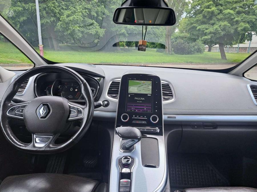 Black Renault Espace 2017 in Klaipeda, with an engine capacity of 1.60 L and mileage of 225 thousand km for 8900 €, photo 12 on AUTOMOTO.COM.LV