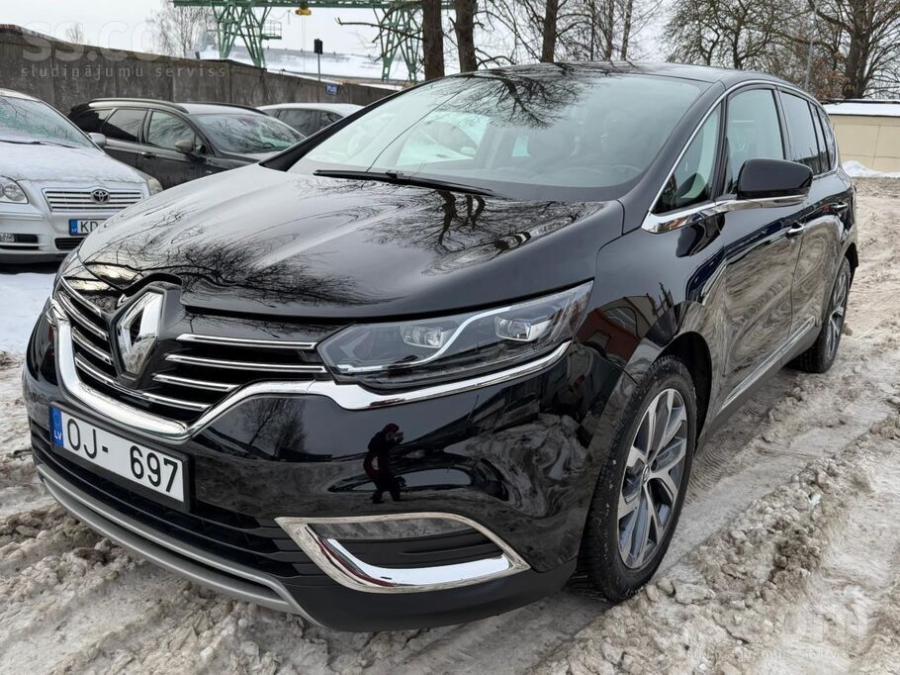 Melns Renault Espace 2018 Rīga, ar dzinēja tilpumu 1.60 L un nobraukumu 0 tūkst. km par 8900 €, foto 1 vietnē AUTOMOTO.COM.LV