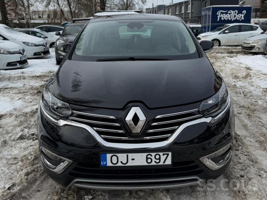 Черный Рено Эспейс 2018 в Рига, объемом двигателя 1.60 л и пробегом 0 тыс. км за 9200 €, фото 3 на AUTOMOTO.COM.LV