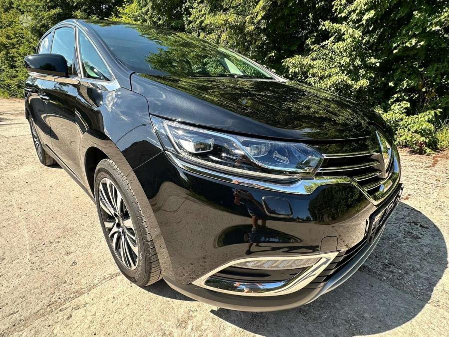 Black Renault Espace 2018 in Siauliai, with an engine capacity of 1.60 L and mileage of 129 thousand km for 12950 €, photo 14 on AUTOMOTO.COM.LV