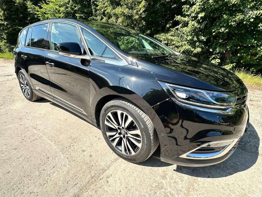 Black Renault Espace 2018 in Siauliai, with an engine capacity of 1.60 L and mileage of 129 thousand km for 12950 €, photo 15 on AUTOMOTO.COM.LV