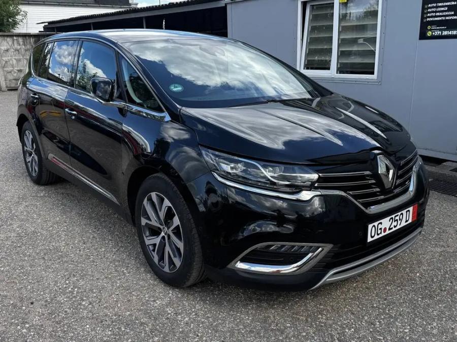 Melns Renault Espace 2018 Daugavpils, ar dzinēja tilpumu 1.60 L un nobraukumu 228 tūkst. km par 8950 €, foto 1 vietnē AUTOMOTO.COM.LV