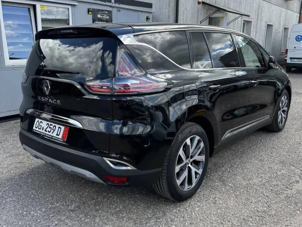 Melns Renault Espace 2018 Daugavpils, ar dzinēja tilpumu 1.60 L un nobraukumu 228 tūkst. km par 8950 €, foto 6 vietnē AUTOMOTO.COM.LV