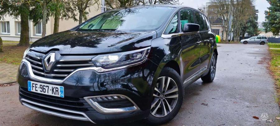 Black Renault Espace 2019 in Kaunas, with an engine capacity of 2.00 L and mileage of 216 thousand km for 13310 €, photo 3 on AUTOMOTO.COM.LV