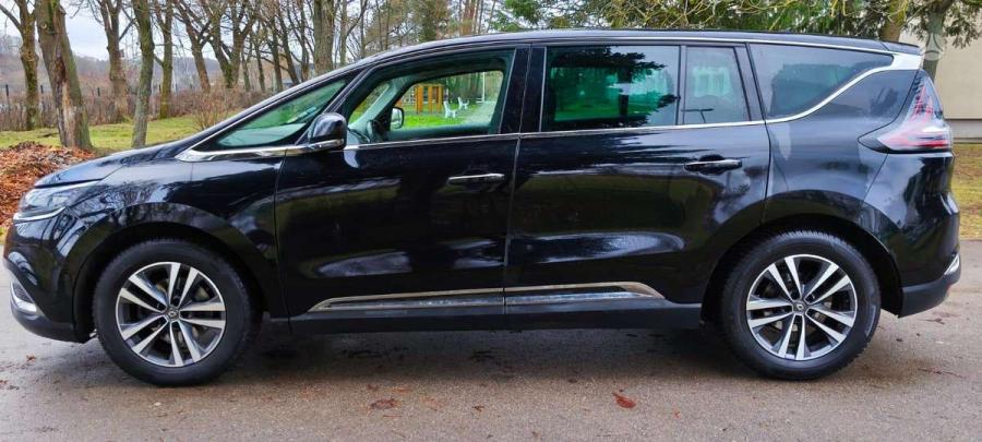 Black Renault Espace 2019 in Kaunas, with an engine capacity of 2.00 L and mileage of 216 thousand km for 13310 €, photo 5 on AUTOMOTO.COM.LV