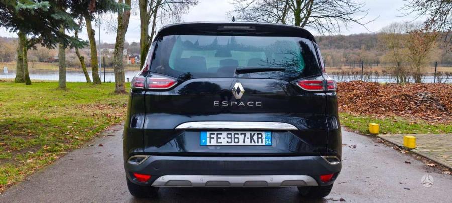 Black Renault Espace 2019 in Kaunas, with an engine capacity of 2.00 L and mileage of 216 thousand km for 13310 €, photo 8 on AUTOMOTO.COM.LV