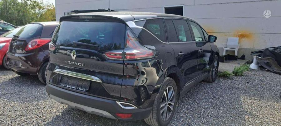 Melns Renault Espace 2019 Alīta, ar dzinēja tilpumu 1.60 L un nobraukumu 220 tūkst. km par 12950 €, foto 5 vietnē AUTOMOTO.COM.LV